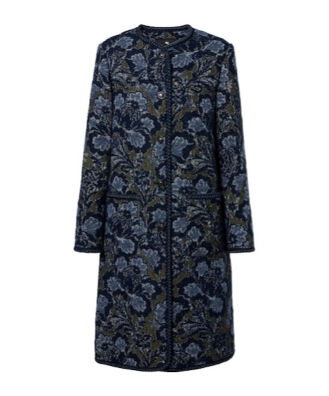 Etro Cotton And Wool-blend Jacquard Coat