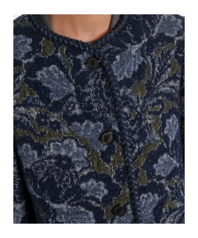 Etro Cotton And Wool-blend Jacquard Coat
