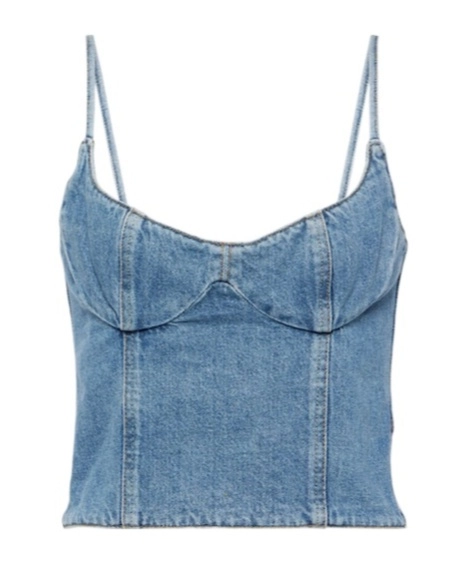 Magda Butrym Denim Bustier