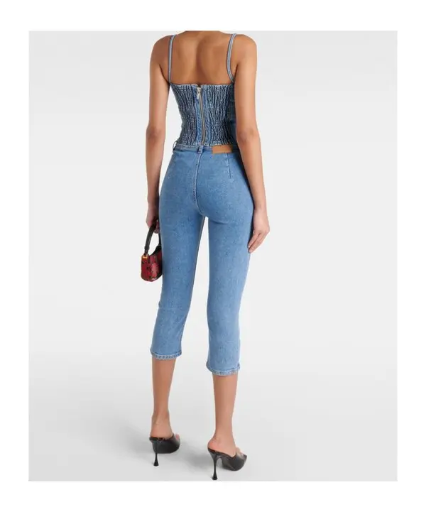 Magda Butrym Denim Bustier