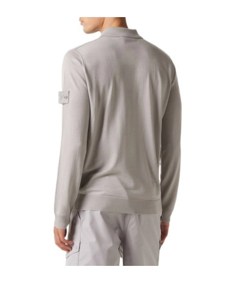 Stone Island Compass Virgin Wool Polo Shirt