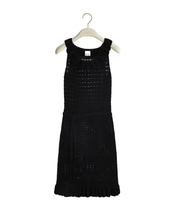 Dior Rivieira Short Belted Knit Dress