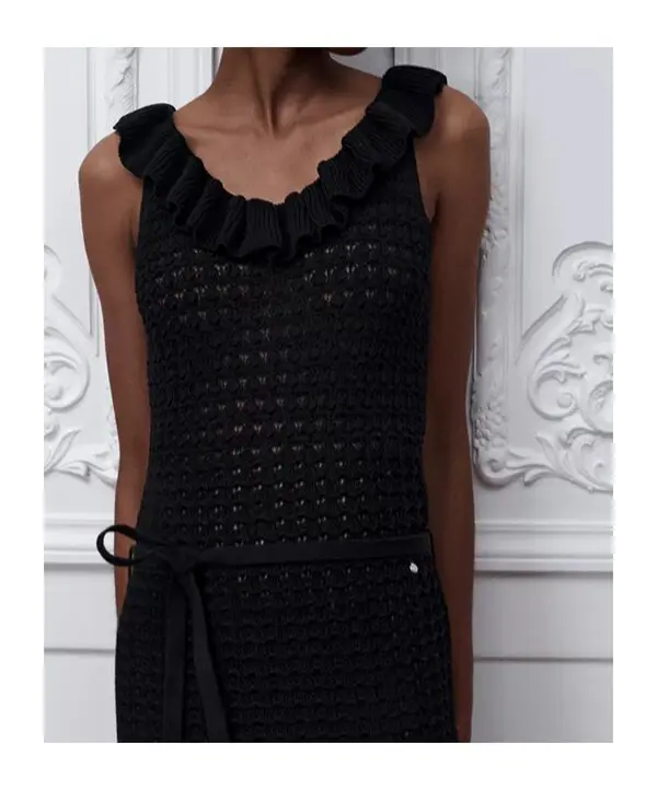 Dior Rivieira Short Belted Knit Dress