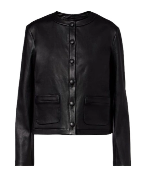 Stouls Gabrielle Leather Jacket - Black