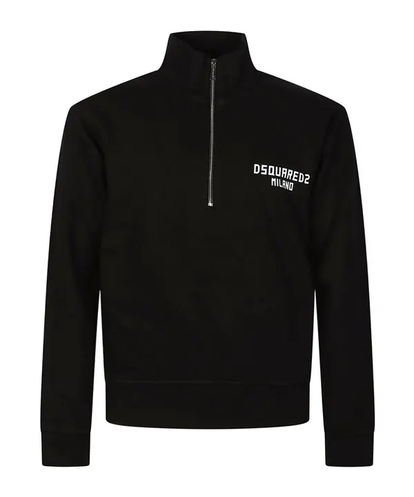Dsquared2 Logo-print Half-zip Sweatshirt