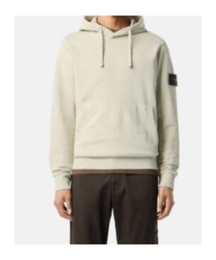 Stone Island Regular-fit Hooded Sweatshirt With Pouch Pocket