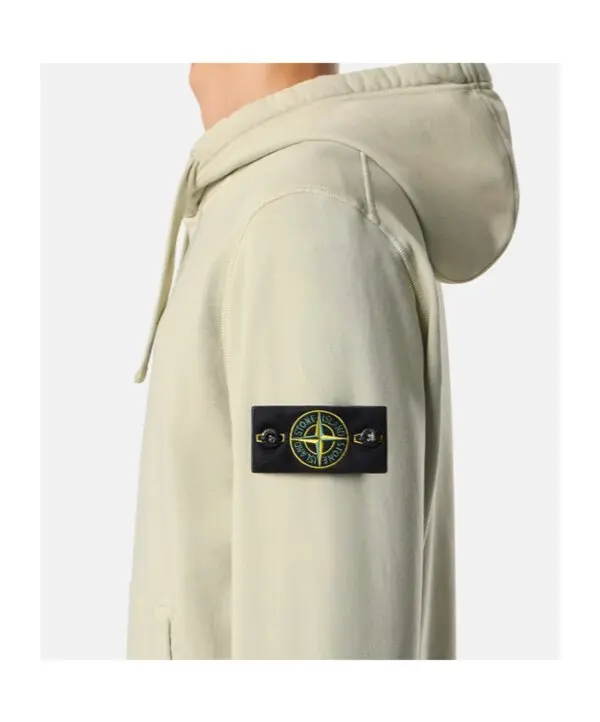 Stone Island Regular-fit Hooded Sweatshirt With Pouch Pocket