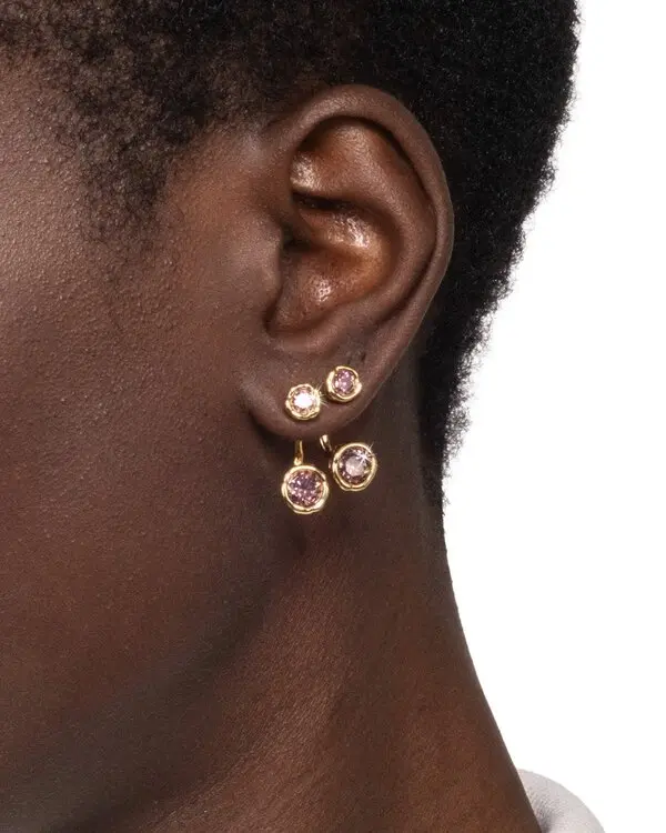 Alexis Bittar Asterales Front Back Earrings