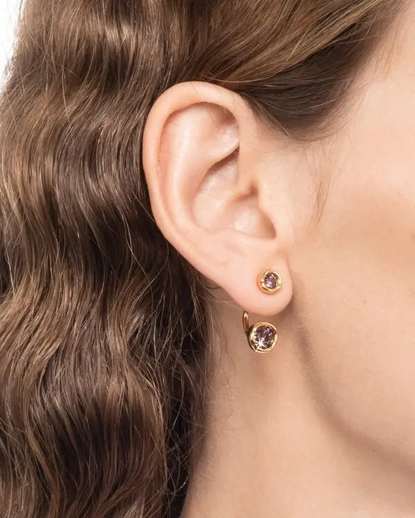 Alexis Bittar Asterales Front Back Earrings