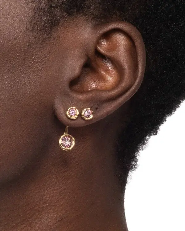 Alexis Bittar Asterales Front Back Earrings