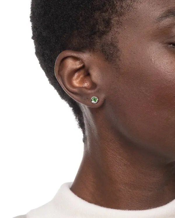 Alexis Bittar Asterales Front Back Earring Sapphire Blue
