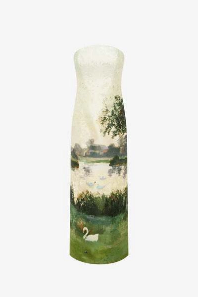 LEO LIN Ava Jacquard Bustier Maxi Dress