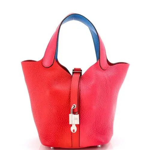 Hermès Picotin Lock Bag Tricolor Clemence Pm