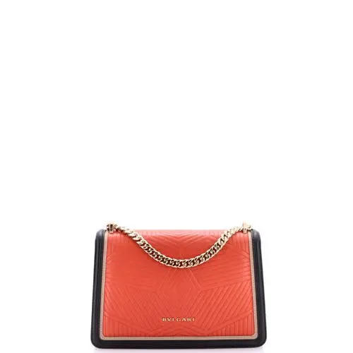 BVLGARI Serpenti Forever Shoulder Bag Quilted Leather