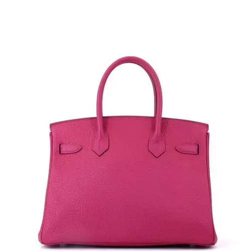 Hermès Birkin Handbag Fjord With Gold Hardware 30 - Pink