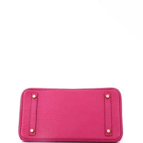 Hermès Birkin Handbag Fjord With Gold Hardware 30 - Pink