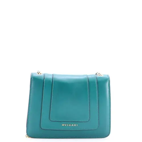 BVLGARI Serpenti Forever Square Shoulder Bag Leather Small