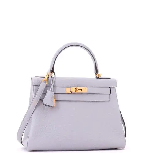 Hermès Kelly Handbag Togo With Gold Hardware 28