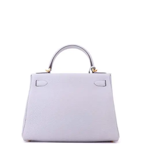 Hermès Kelly Handbag Togo With Gold Hardware 28