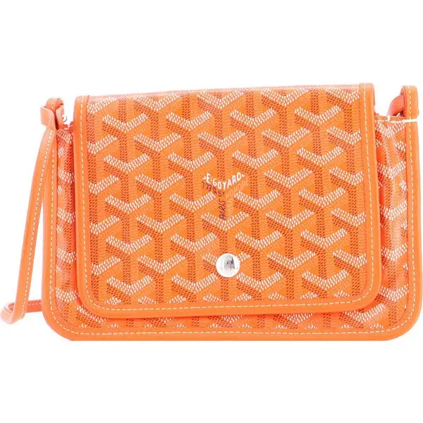 Goyard Plumet Clutch Wallet Coated Canvas - Orange