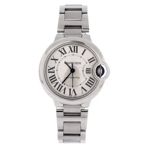 CARTIER Ballon Bleu De Automatic Watch Stainless Steel 33