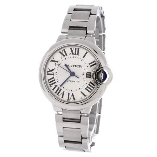 CARTIER Ballon Bleu De Automatic Watch Stainless Steel 33