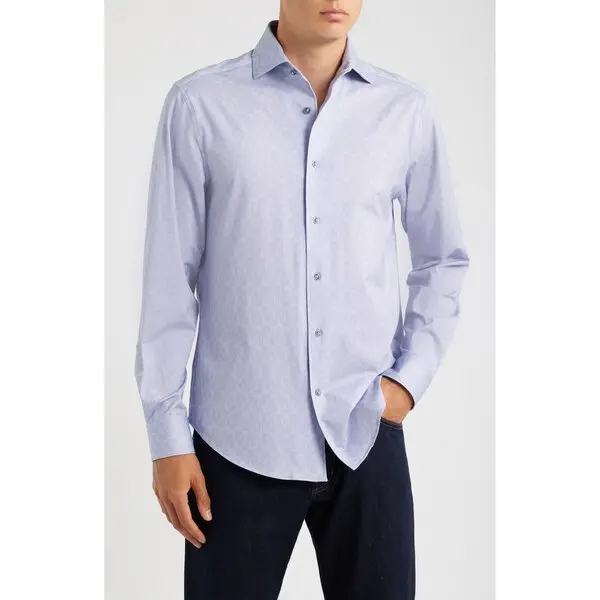 Bugatchi Devon Ooohcotton Stretch Shirt