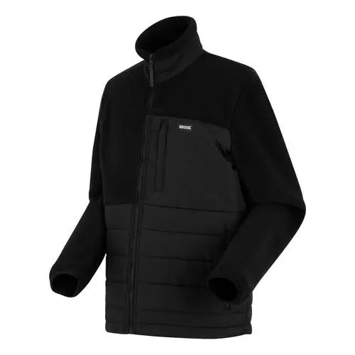 REGATTA Frankie Borg Full Zip Hybrid Jacket - Black