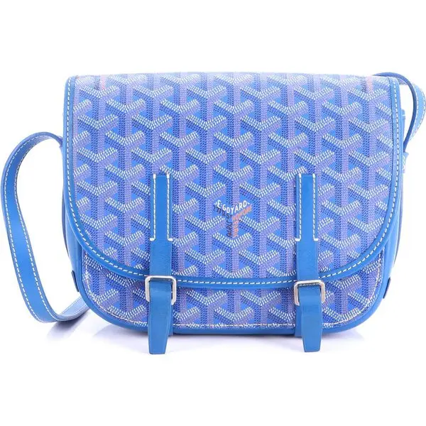 Goyard Belvedere Messenger Bag Coated Canvas With Leather Pm