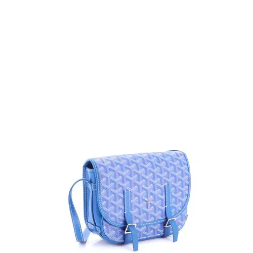 Goyard Belvedere Messenger Bag Coated Canvas With Leather Pm