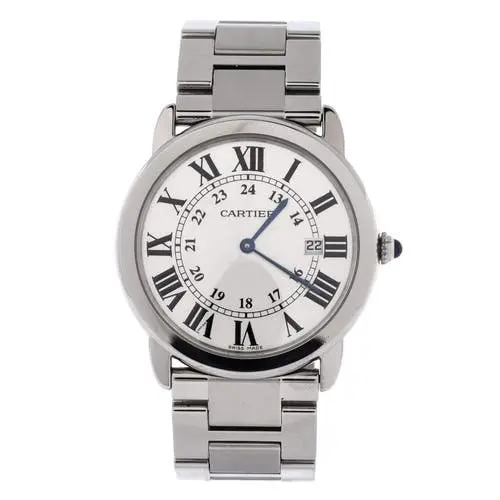 CARTIER Ronde Solo De Quartz Watch Stainless Steel 36 - Metallic Silver