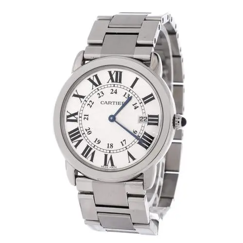 CARTIER Ronde Solo De Quartz Watch Stainless Steel 36