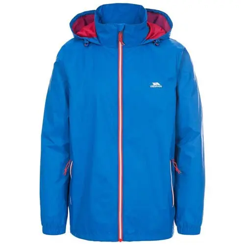 TRESPASS Briar Waterproof Jacket With Contrast Mesh Lining - Blue
