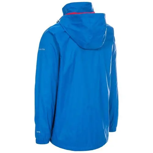 TRESPASS Briar Waterproof Jacket With Contrast Mesh Lining - Blue