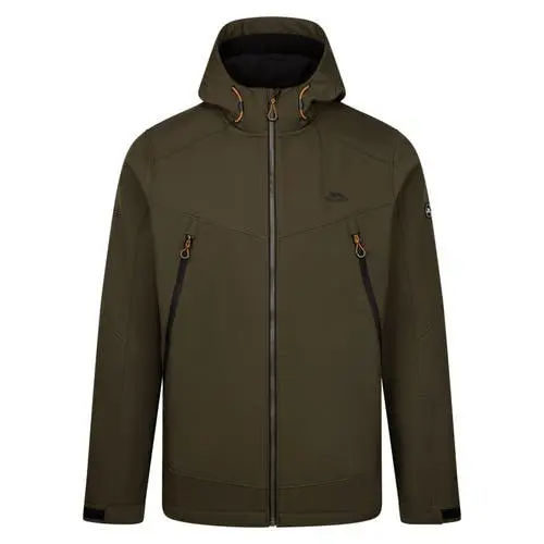 TRESPASS Hubbard Soft Shell Jacket - Dark Vine