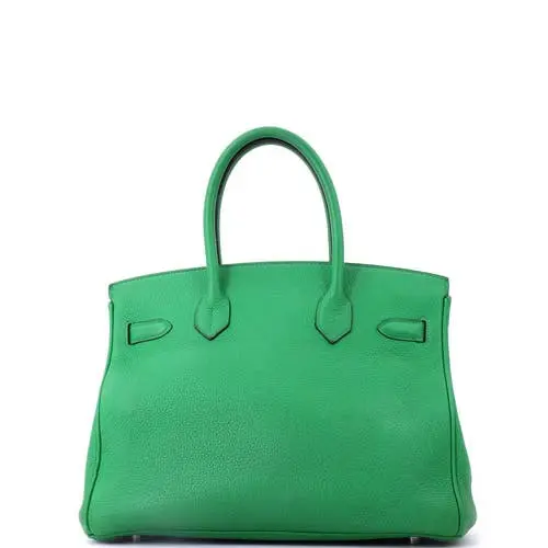 Hermès Birkin Handbag Verso Togo With Palladium Hardware 30