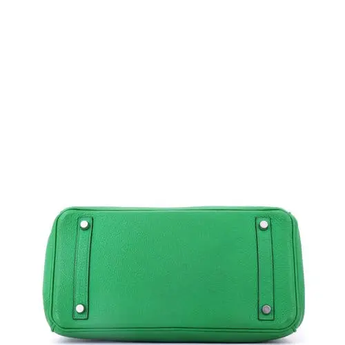 Hermès Birkin Handbag Verso Togo With Palladium Hardware 30