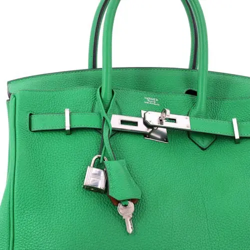 Hermès Birkin Handbag Verso Togo With Palladium Hardware 30