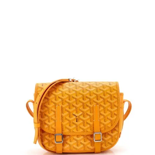 Goyard Belvedere Messenger Bag Coated Canvas With Leather Pm