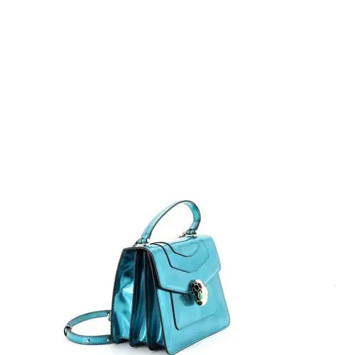 BVLGARI Serpenti Forever Top Handle Bag Patent Small