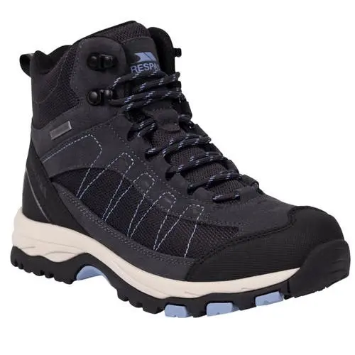 TRESPASS Scree Suede Mid Cut Boots - Slate
