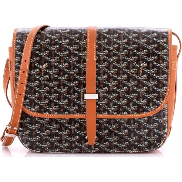Goyard Belvedere Ii Messenger Bag Coated Canvas Mm