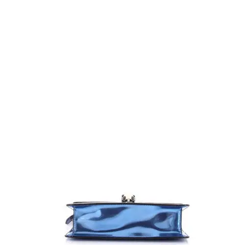 BVLGARI Serpenti Forever Shoulder Bag Metallic Leather Small