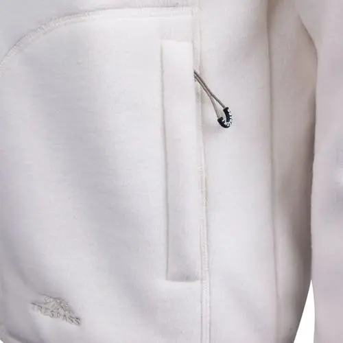 TRESPASS Fleece Jacket With Hood - Ghost