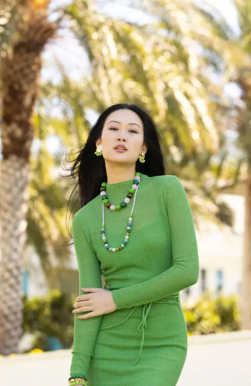 Nest Jewelry Long Gemstone Cord Necklace