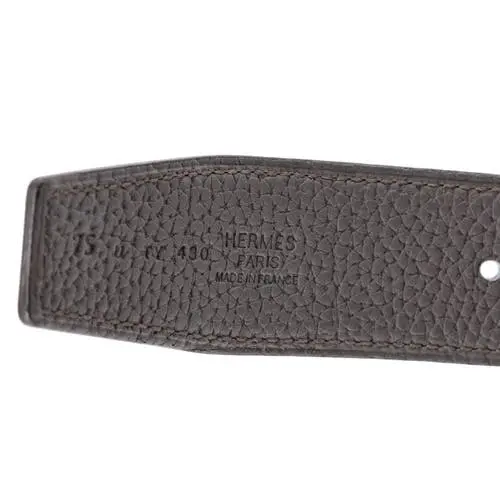 Hermès H Au Carre Reversible Belt Leather Medium
