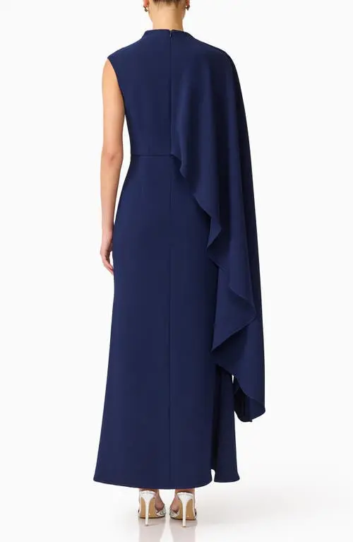 ELLIATT Leonara Asymmetric Cape Dress