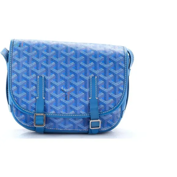Goyard Belvedere Messenger Bag Coated Canvas With Leather Pm