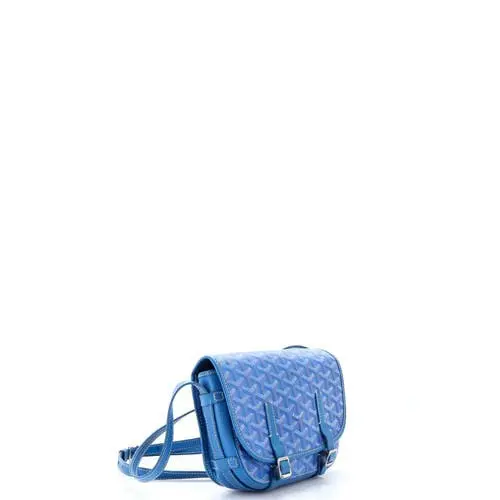 Goyard Belvedere Messenger Bag Coated Canvas With Leather Pm