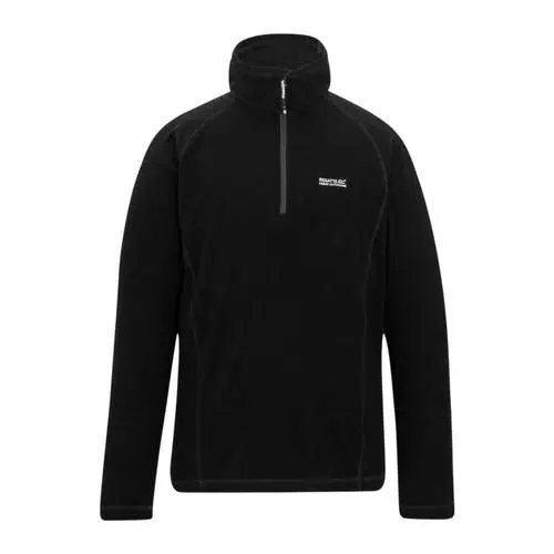 REGATTA Quarter Zip Fleece Top - Black